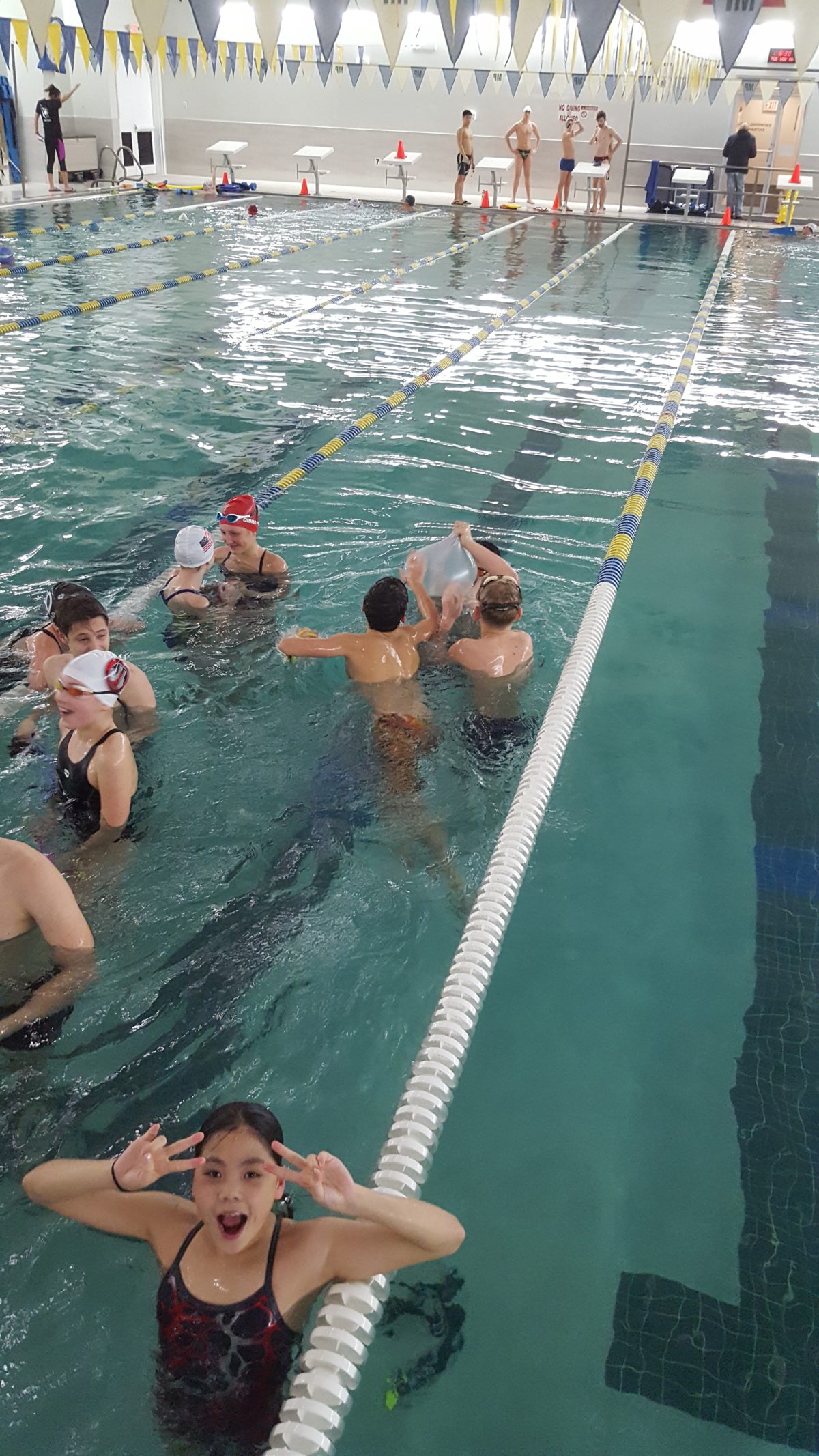 Matchpoint NYC - MatchPoint NYC Swim Team Goes to LIE- Hofstra Swim Meet